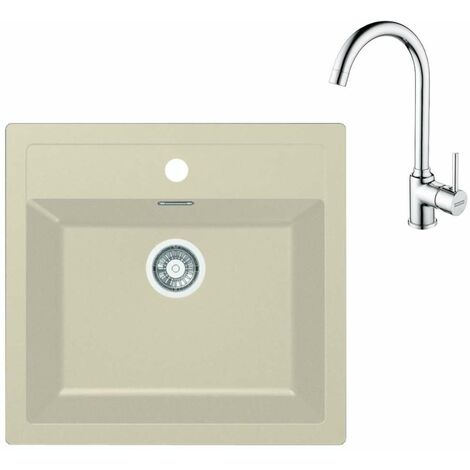 Franke Set - Set da cucina T102, lavello in tectonite SID 610 e ...