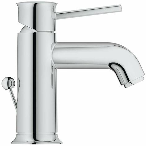 Grohe BauClassic - Miscelatore da lavabo, con sistema di scarico, cromo ...
