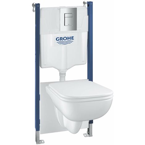 Grohe Solido - Set con modulo di installazione, vaso WC Edge Ceramic e ...
