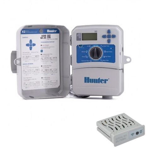 PROGRAMMATEUR EXTERIEUR HUNTER X2 801 8 STATIONS AVEC WIFI WAND OFFRE ...