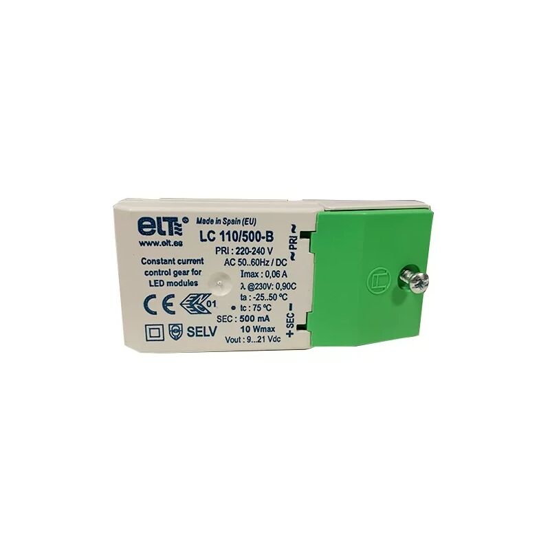 ELT 9918022 LC 110/500-B controlador LED 4W - 10,5W 500mA