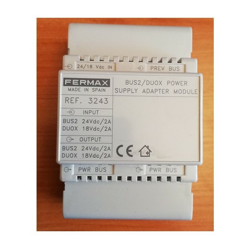 Fermax 3243 Módulo adaptador de corriente Bus2 24Vdc