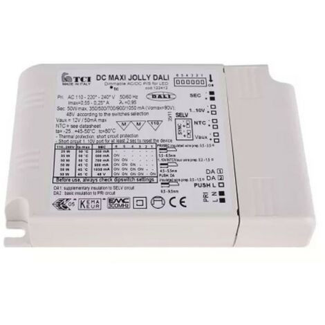 TCI 122412 Driver LED Dali DC maxi jolly 50W máx 1-10V