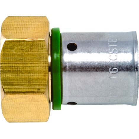 Adrien Riquier 17002 Racor hembra PER con tuerca de engaste 16 mm x 3/8
