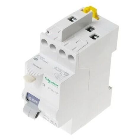 Schneider 23157 Interruptor diferencial ID clic 25 A - 2 módulos - Tipo ...