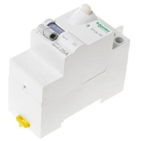 Schneider 23157 Interruptor diferencial ID clic 25 A - 2 módulos - Tipo ...