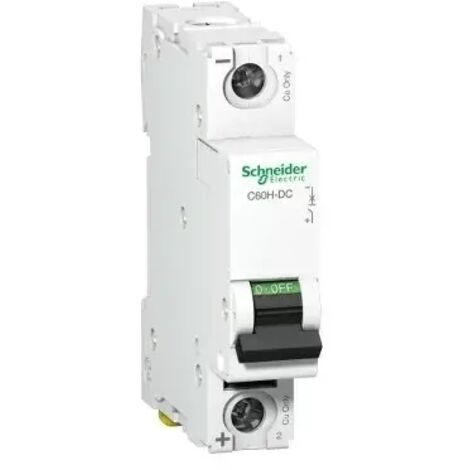 Schneider A9N61508 Acti9 C60H-DC - interruttore modulare - 1P - 10A - curva C