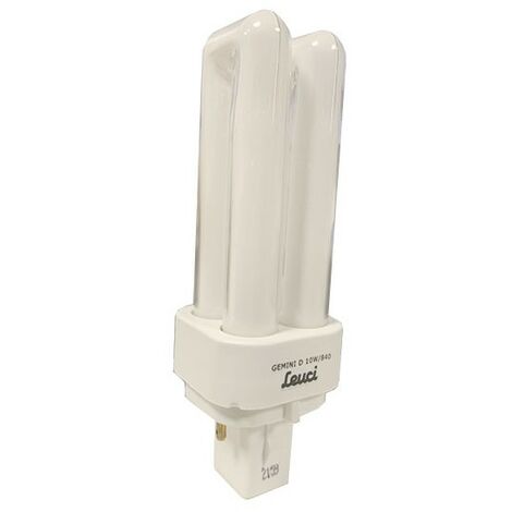 Leuci gemini D Lampadina G24D-1 2 pin 10W60W 840 4000K 600Lm 8000h