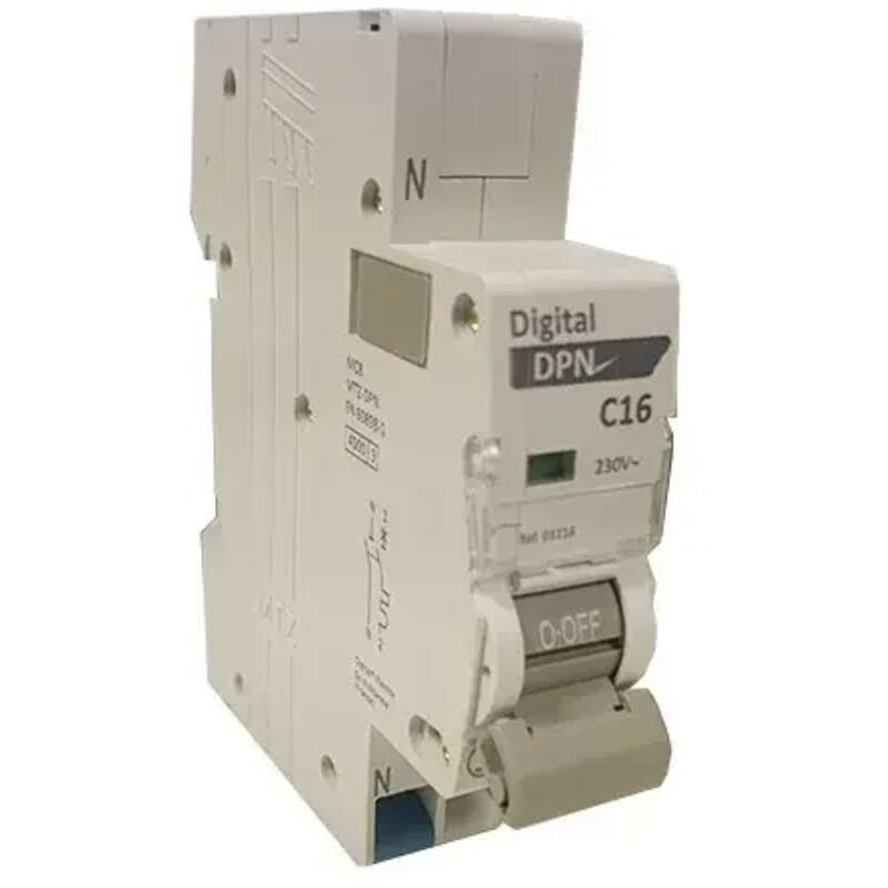Digital 01116 Circuit breaker 1P+N 16A 230V C curve 4.5kA