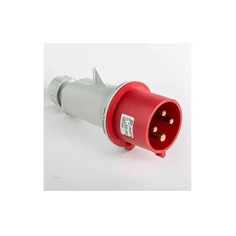 Ide 03105 Low voltage male aerial plug base 32A 3P+E 6h