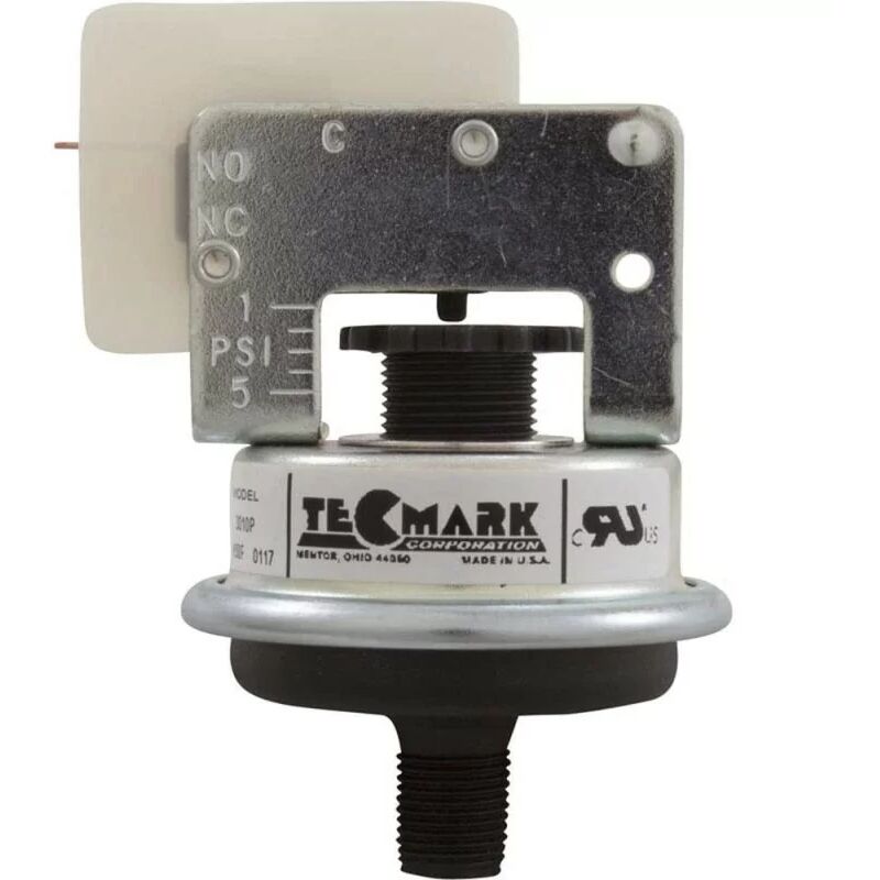Tecmark 3010P K50F Pressure Switch 1-5 Psi 25A 2 Pin