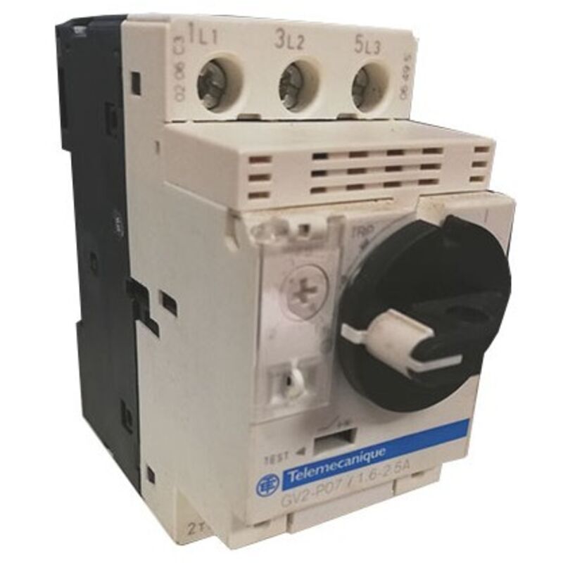 Telemecanique GV2P07 Motor circuit breaker 1.6-2.5A 3P 400V