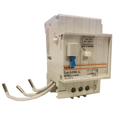 Legrand 02563 Differential block 30mA three-pole for D40-D80 1-40A 380-415V