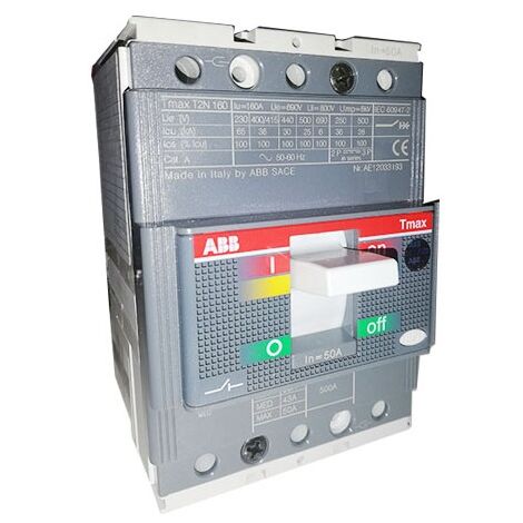 ABB 1SDA050955R1 Circuit breaker Tmax T2 MCCB 50A 3P 36kA