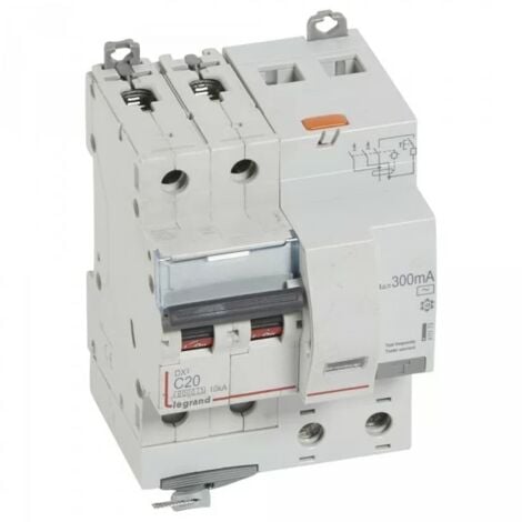 Legrand 411173 Monoblock differential circuit breaker dx3 2P 20A curve C