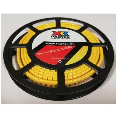 Partex PK-20004SV40.I - 500 x PK 2/4 cable markers - letter "I" - diam ...