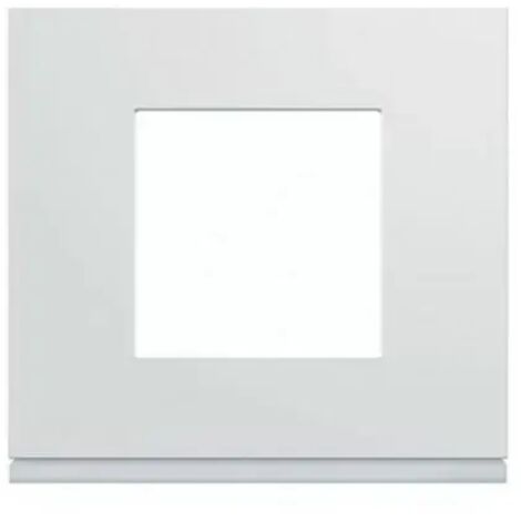 Hager Gallery WXP0002 Plate - Horizontal - 1 station - Pure White