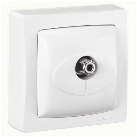Legrand 086053 Simple "f" type screw-in TV socket - complete white ...
