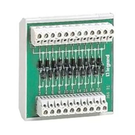 Legrand 036631 Lamp test module 10 outputs sym or asym rail mounting