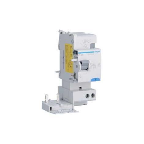 Hager BF226 Tertiary differential block 2P 25A 300mA type AC
