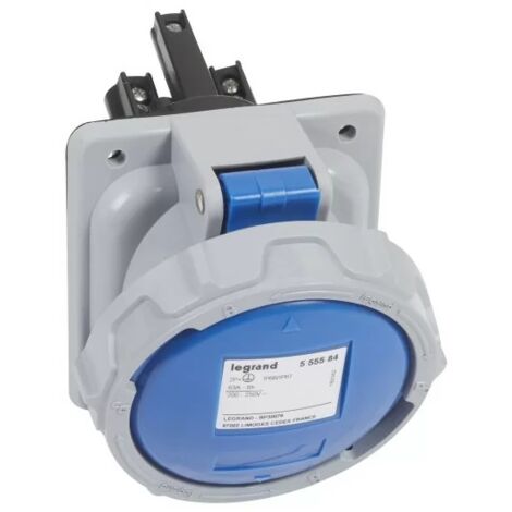 Legrand 555584 Panel socket base 63A 2P 230 ip67