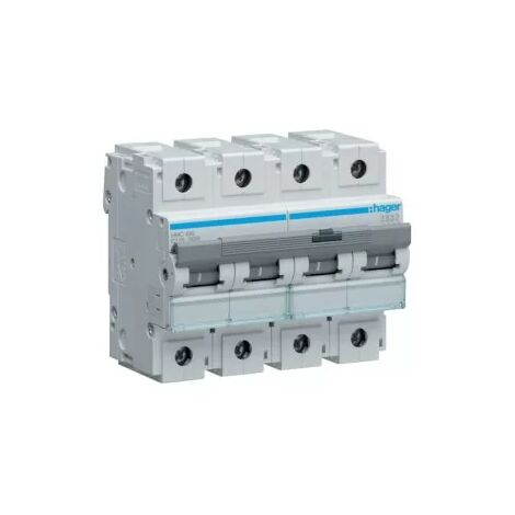 Hager HMC499 Circuit breaker 4P 15kA curve C - 125A 6 modules