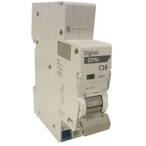 Digital 01116 Circuit breaker 1P+N 16A 230V C curve 4.5kA
