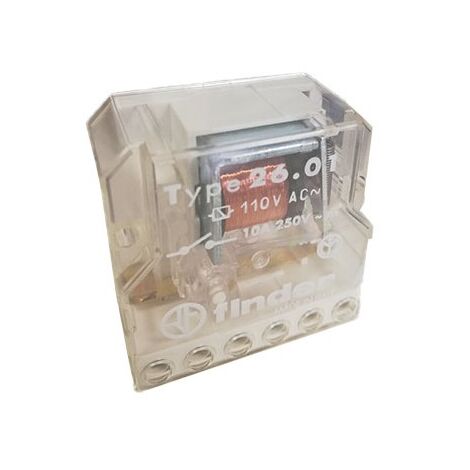 Finder 26.01.8.110 Relay without latching 1NO coil 110V series 26