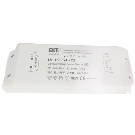 ELT 9907130 LED Driver LV 150/24-C2 24V DC 65-150W 6.25