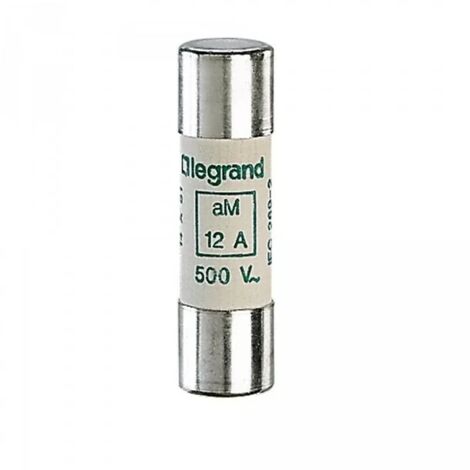 Legrand 014012 Am fuse cartridge 14x51mm 12A without indicator 500V