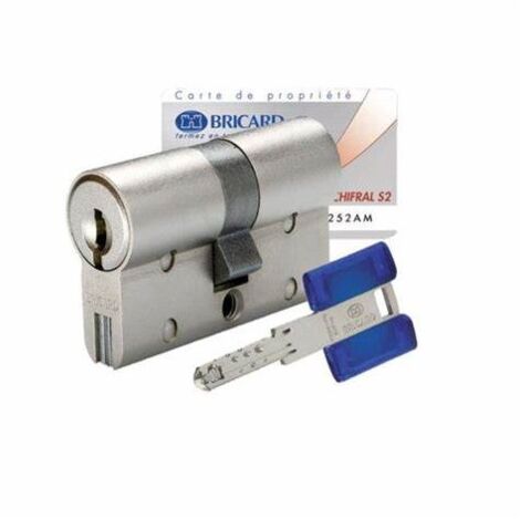 Bricard 7530180 Double entry cylinder CHIFRAL S2 40X40