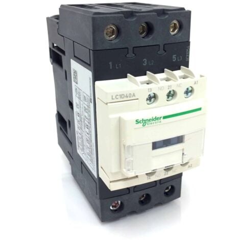Schneider LC1D40AM7 TeSys LC1D Contactor - 3P - AC-3 440V - 40A - coil ...