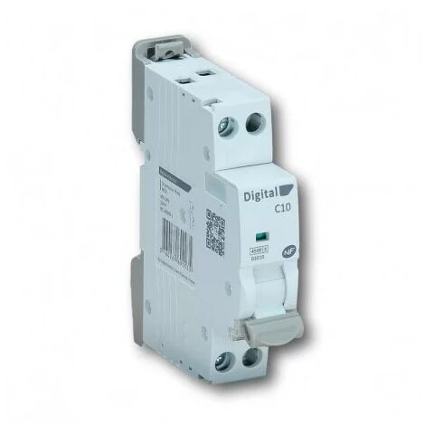 Digital Electric 01016 Circuit breaker Phase + neutral 16A Courbe C ICC ...