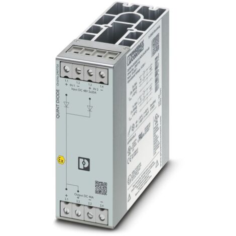 PHOENIX CONTACT 2907720 QUINT4-DIODE/48DC/2X20/1X40 redundancy module