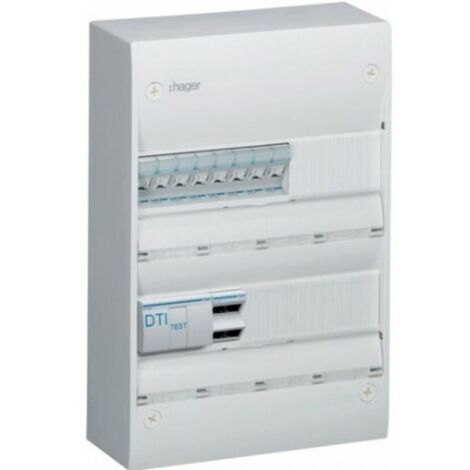 Hager TN415 VDI advanced communication box 8 RJ45 sockets - 1 DTI ...