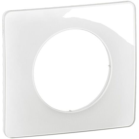Legrand CP0021 Céliane 1-gang plate - White Enamel