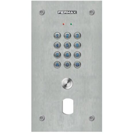 FERMAX 4794 MEMOKEY STAINLESS STEEL KEYPAD WITH PTT DRILLING