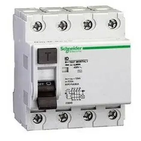 Schneider 23196 Differential switch 400V 4P 40A 30mA