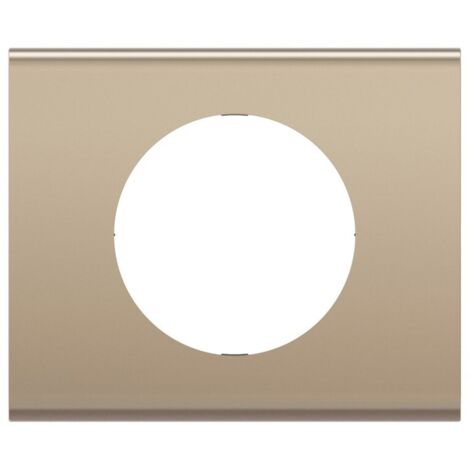 Legrand CP2101 Céliane 1-gang finishing plate - Satin Nickel