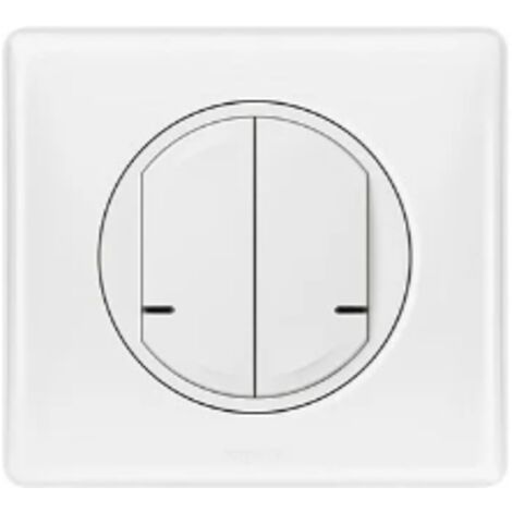 Legrand 067724 Wireless dual control for lighting, connected outlet, or ...