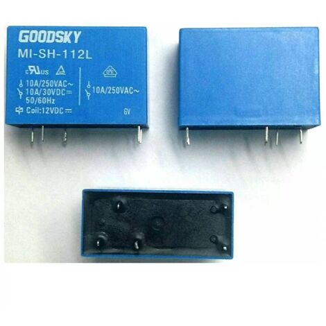Goodsky MI-SH-112L - SPDT universal relays 10A 250Vac 30Vdc 50/60Hz