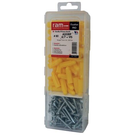 Ram 91825 - Ankle + screw - aggrip type 4-7 - Shell of 80