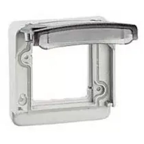 Legrand 091730 - Plexo 55 grey/Mosaic adapter - with smoked shutter - 2 ...