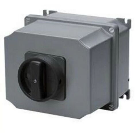 Gewiss GW70532 Rotary switch/metal housing - 3p/16a/IP65
