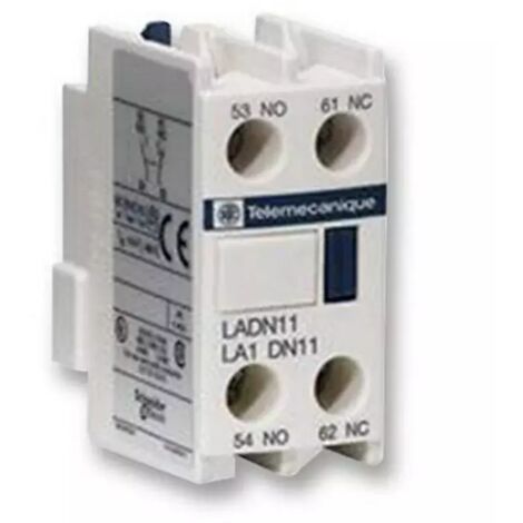 Telemecanique TeSys LADN02 - Auxiliary contact block 2O terminals ...