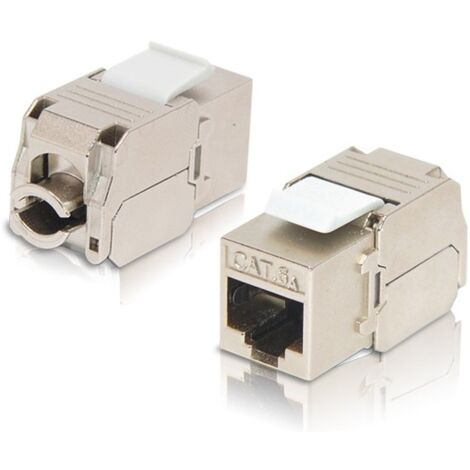 Decelan KJ28F-6A-FS 180° RJ45 Category 6A connector shielded