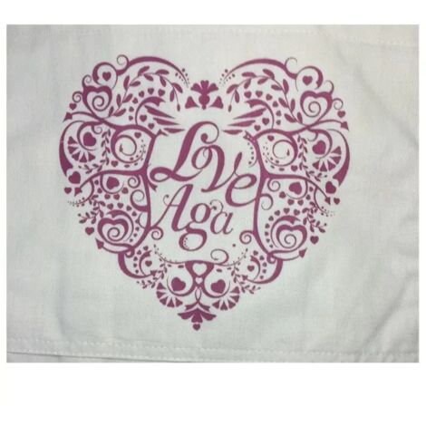 Aga W2492 Kitchen apron 70x97cm linen+cotton - Cream