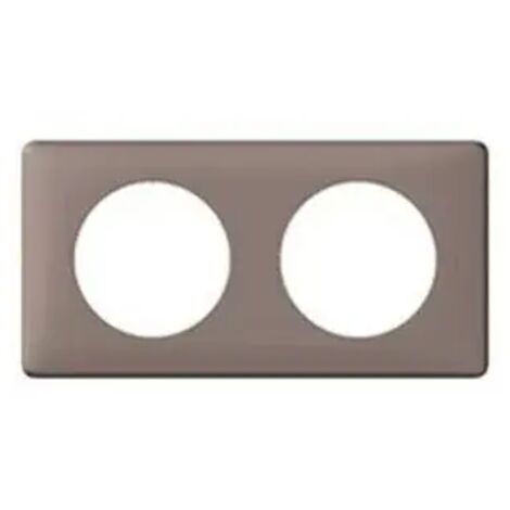 Legrand 068732 Finishing plate 2P taupe