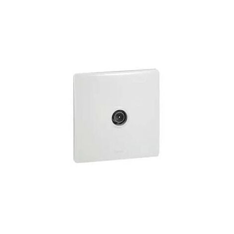 Legrand 080643 - Neptune single TV socket - male - screw/claw fixing
