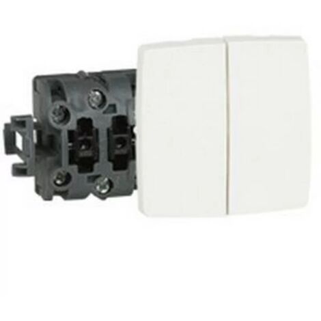 Legrand 86120 - Double two-way modular surface-mounted switchgear - Otéo